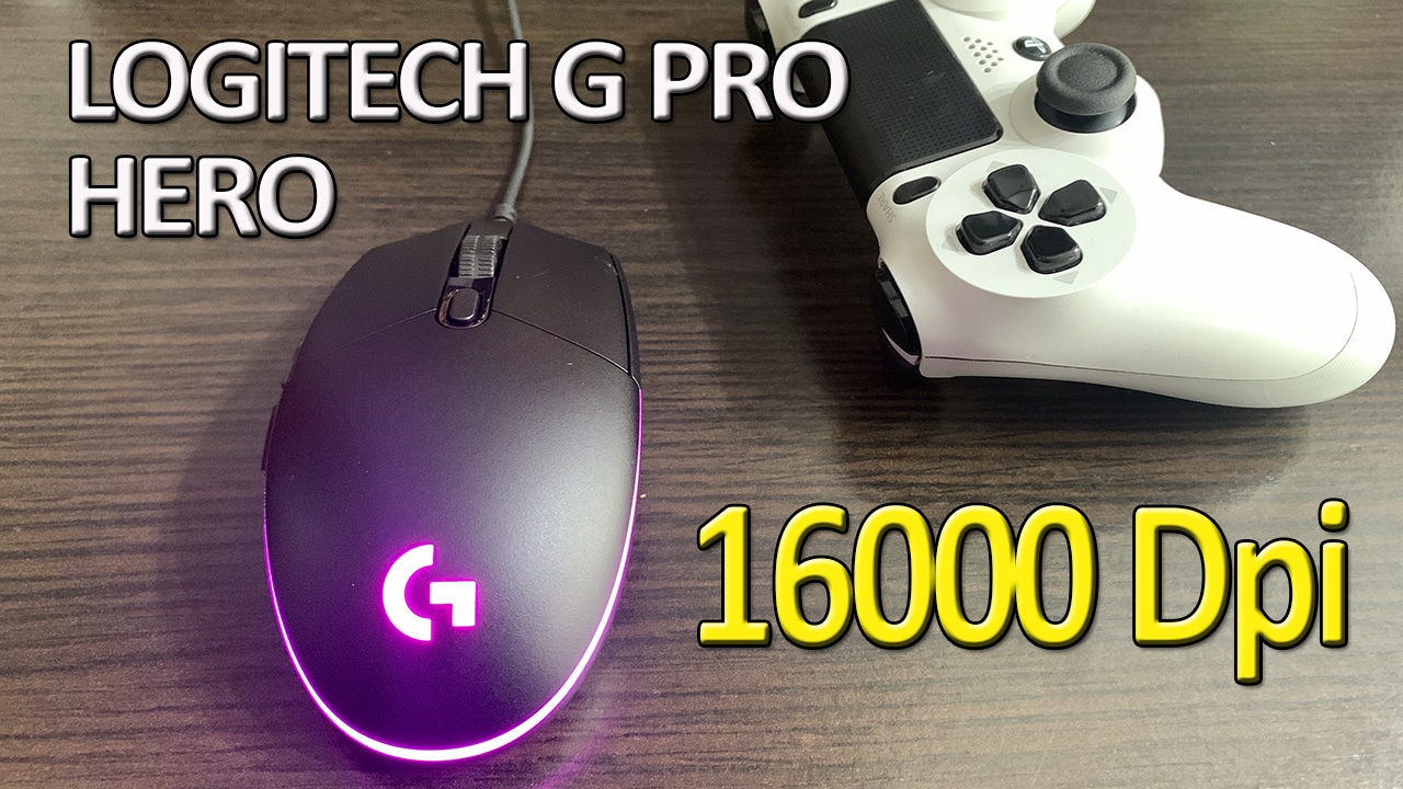 Logitech G Pro Hero 16000 Dpi Unboxing / review - TecnoRed.org