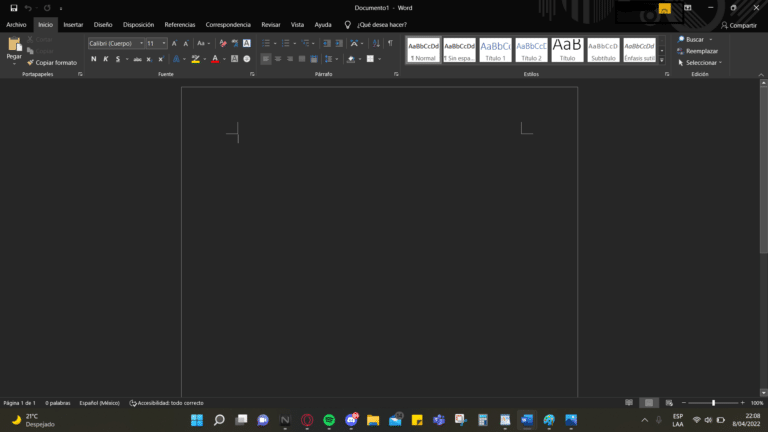 Cómo activar el MODO OSCURO en WORD 🖤 - TecnoRed.org