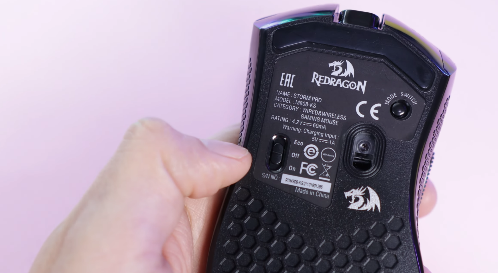 Mouse de Redragon 🐉 Storm Pro Wireless - Review - TecnoRed.org