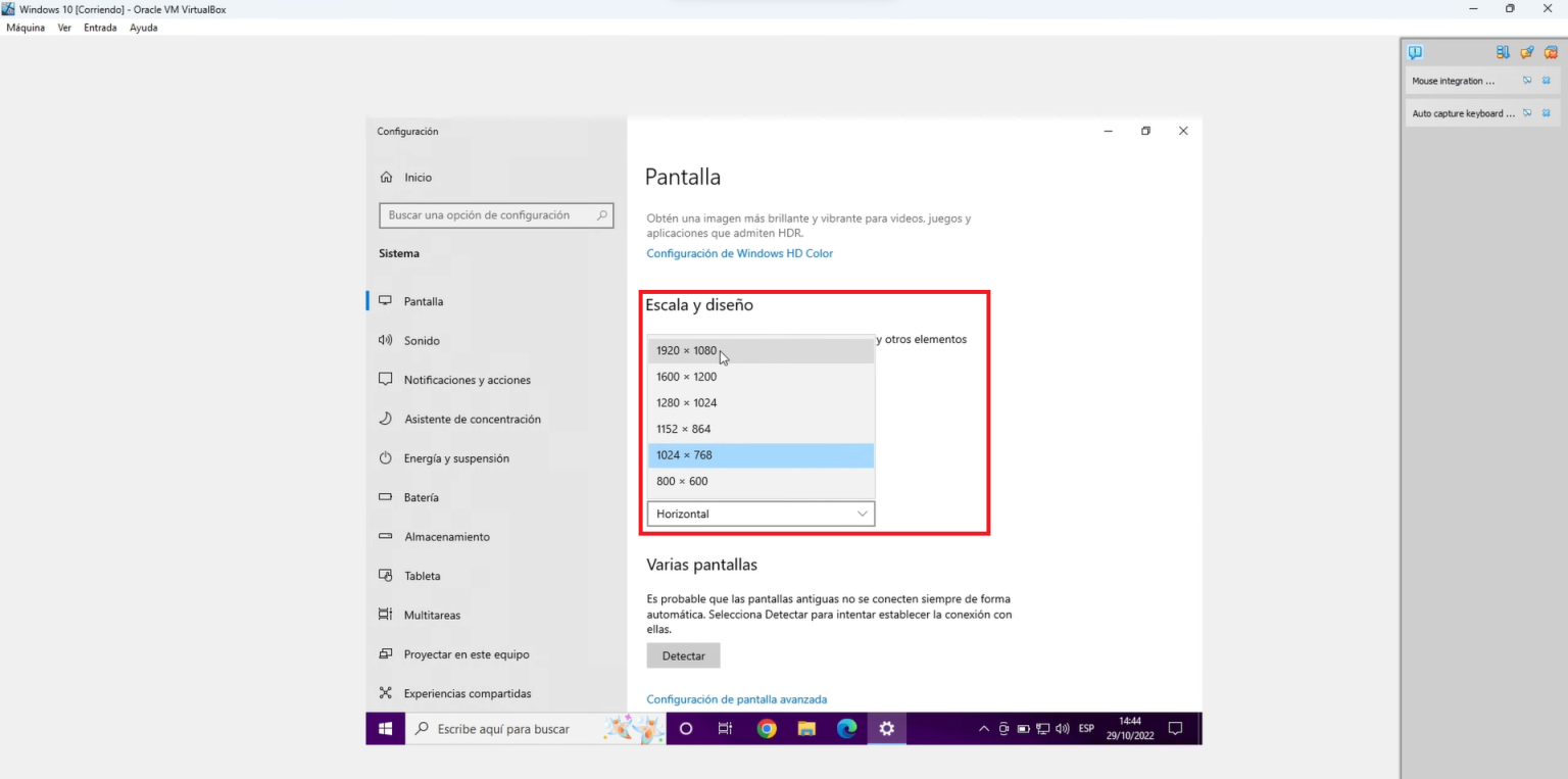 Cómo Poner VirtualBox en Pantalla Completa - TecnoRed.org