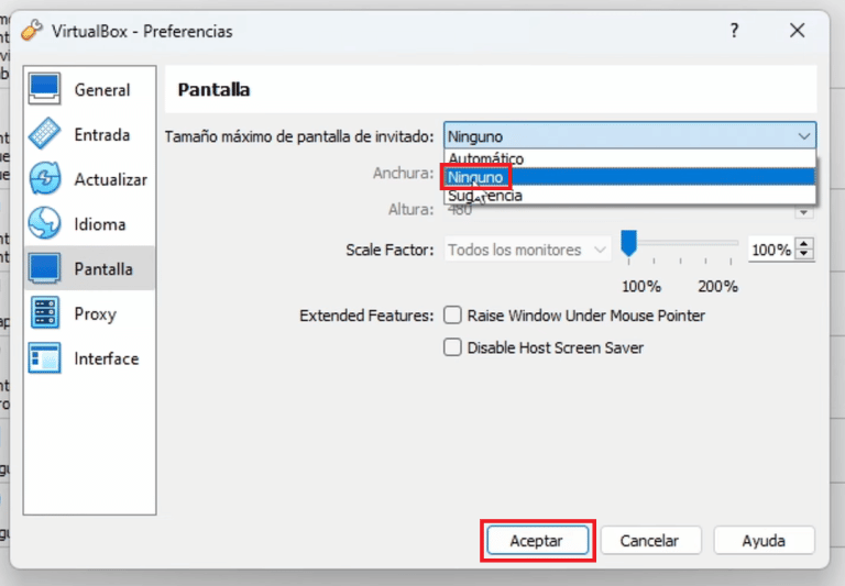 Cómo Poner VirtualBox en Pantalla Completa - TecnoRed.org