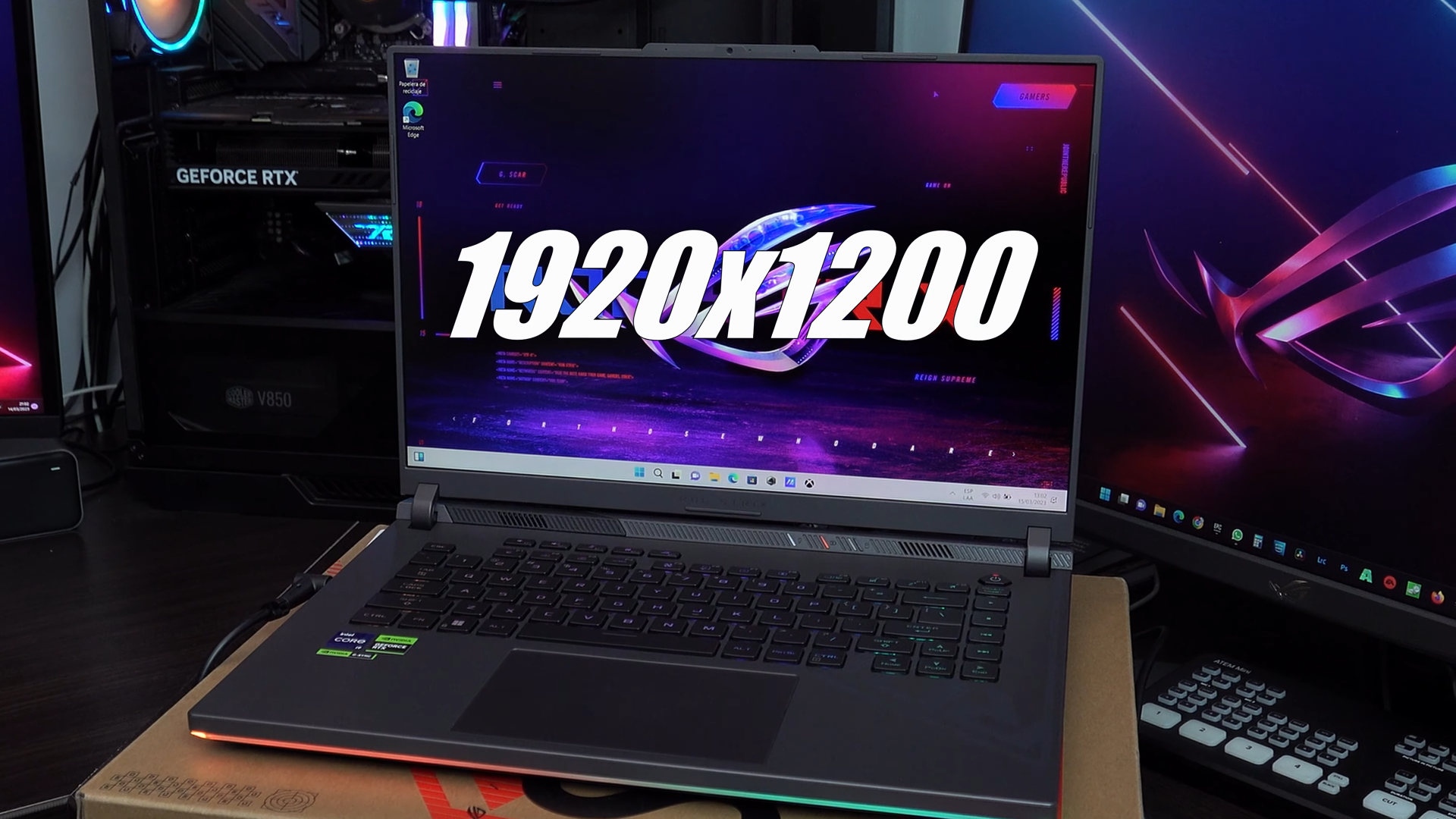 ASUS Rock Strix G16 Modelo 2023 | Intel Core i9-13980HX RTX 4070 Review ...