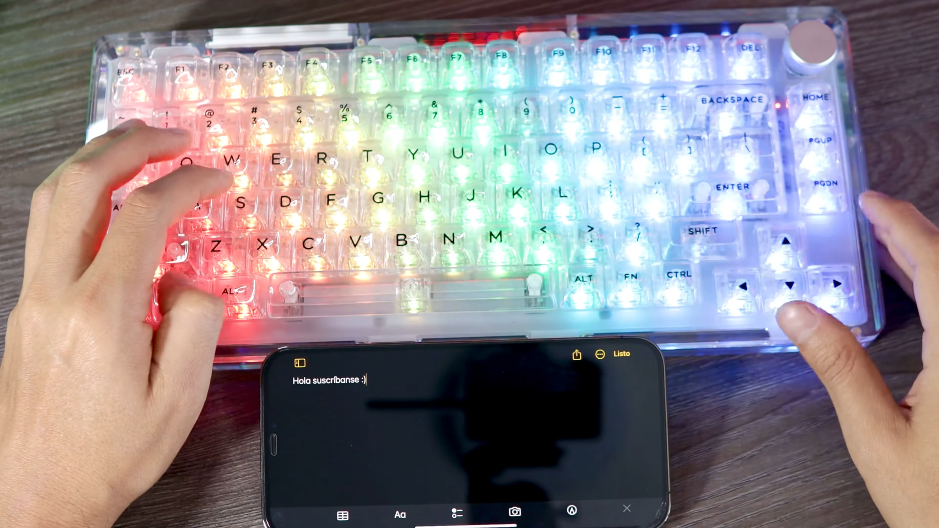 Teclado Keyboom Phantom 81 Versión 2: La Maravilla Transparente en el Mundo de los Teclados ...