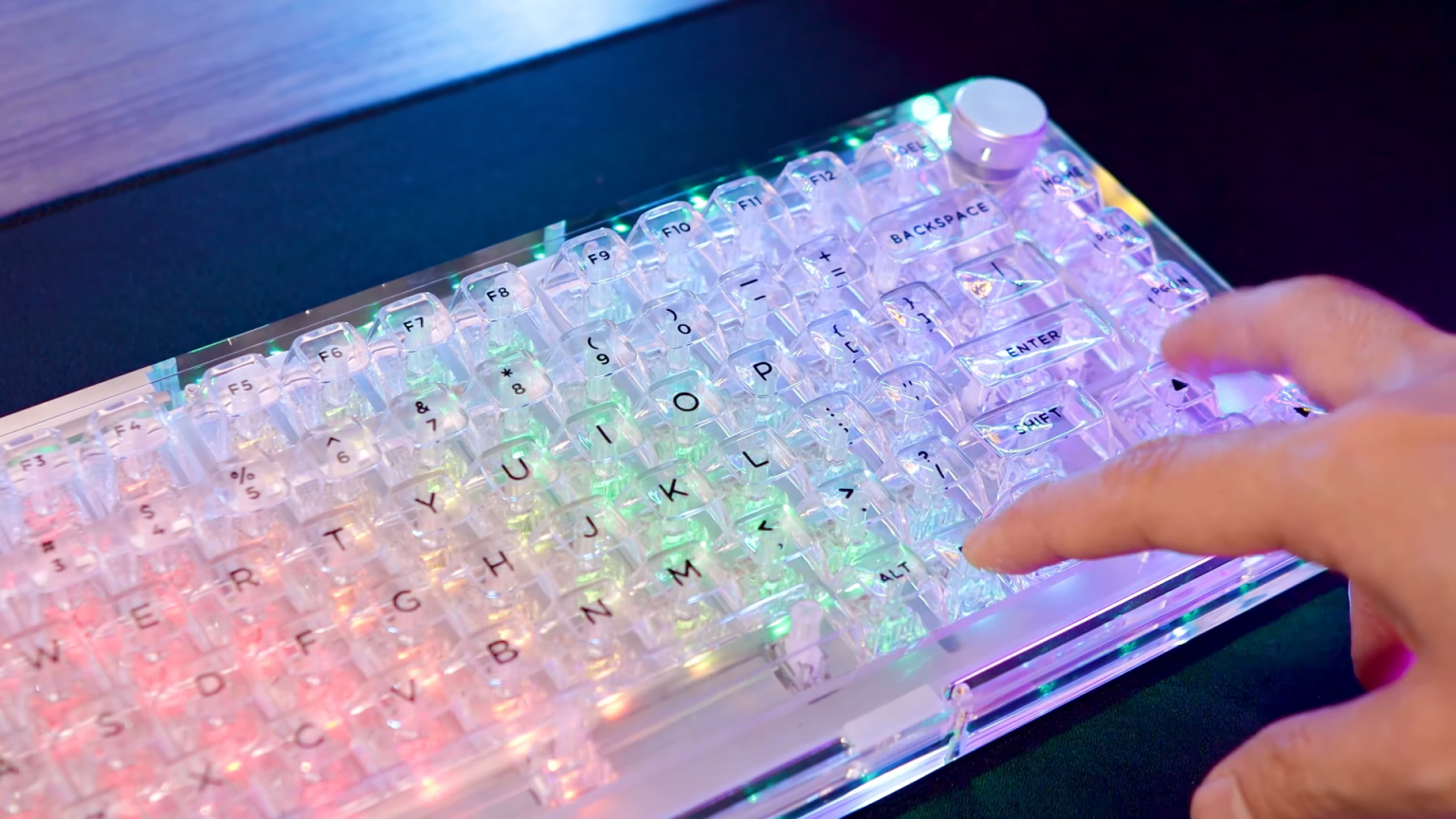 Teclado Keyboom Phantom 81 Versión 2: La Maravilla Transparente en el ...