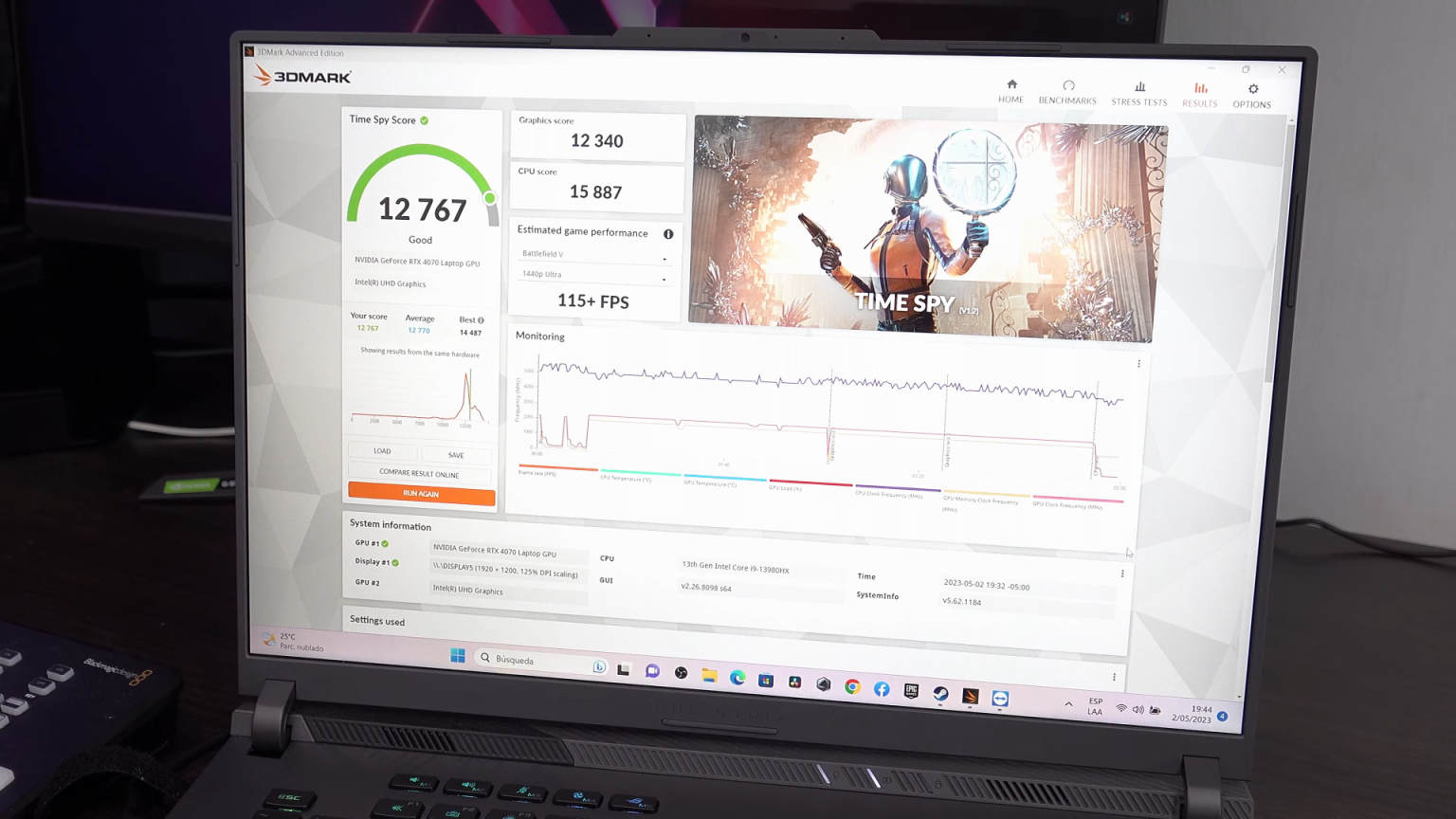 ASUS Rock Strix G16 Modelo 2023 | Intel Core i9-13980HX RTX 4070 Review ...