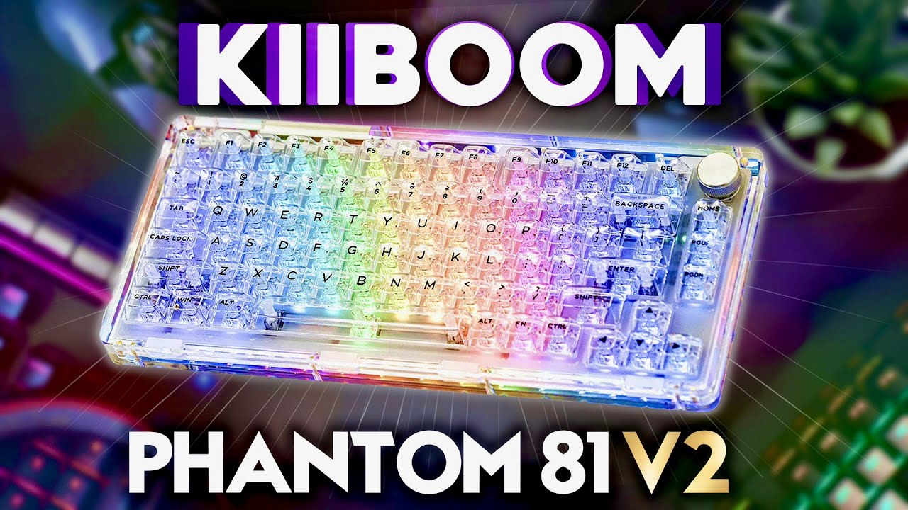 Teclado Keyboom Phantom 81 Versión 2: La Maravilla Transparente en el Mundo de los Teclados ...