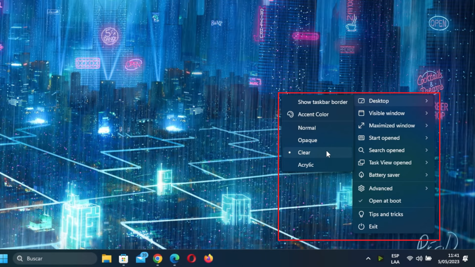 Cómo poner Barra de Tareas en Transparente en Windows 11 2025 - TecnoRed.org