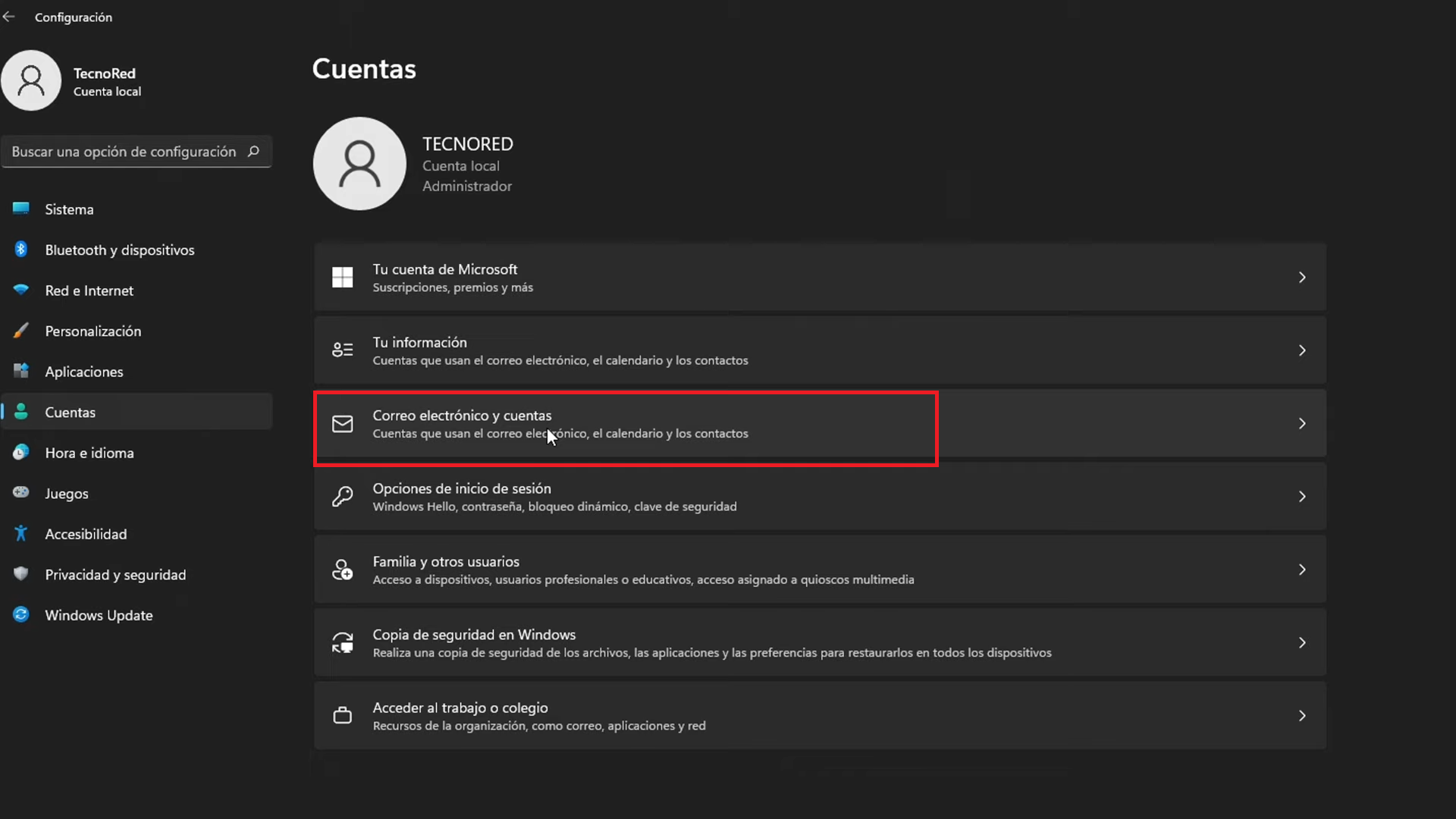 Tutorial: Cómo Desvincular una Cuenta de Microsoft en Windows 11 - TecnoRed.org
