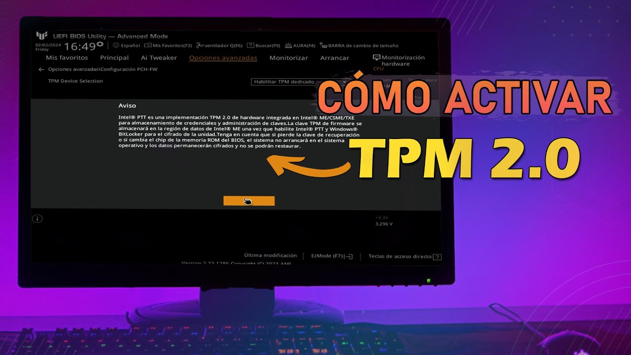 Cómo Activar el Módulo TPM en Tu Equipo con Windows y Procesador INTEL: Guía Completa - TecnoRed.org