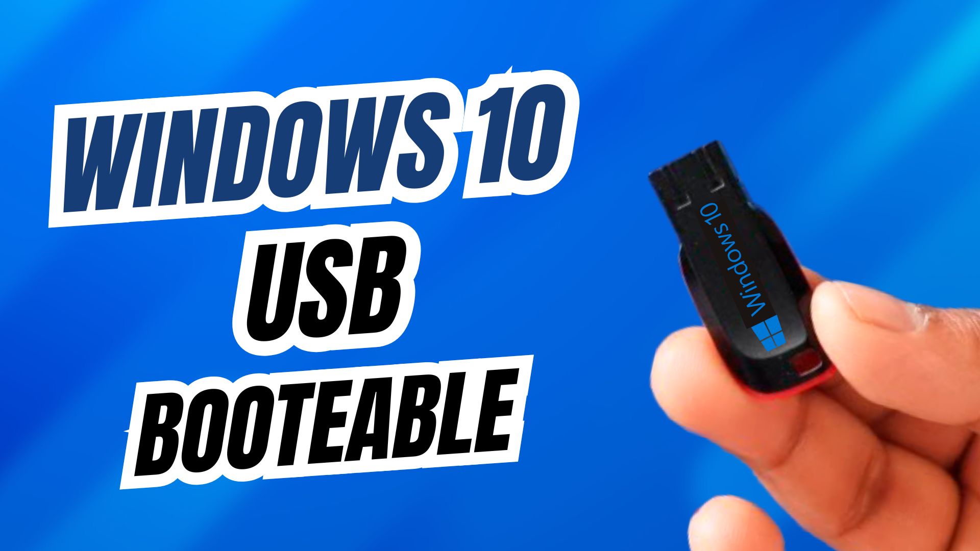 Cómo Crear un USB de Arranque de Windows 10 (Método Oficial) - TecnoRed.org