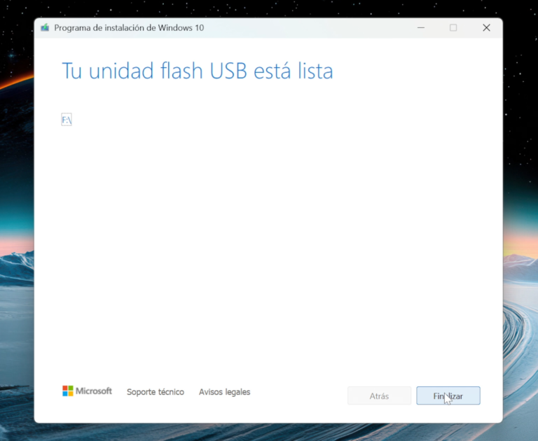 Cómo Crear un USB de Arranque de Windows 10 (Método Oficial) - TecnoRed.org