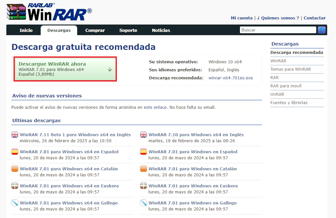 Cómo Descargar e Instalar WinRAR Gratis y de Forma Legal - TecnoRed.org