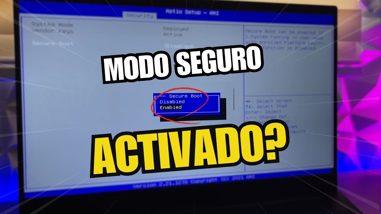 Cómo Saber si el Arranque Seguro (Secure Boot) Está Activado en tu PC | Sin Entrar a la BIOS ...
